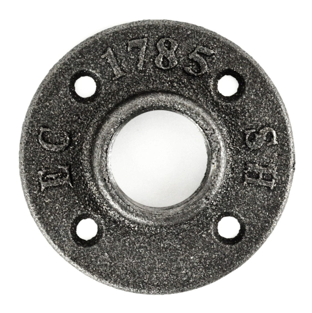Bride 1'' | 26x34mm petite - Fonte noire - Raccords plomberie et déco ...