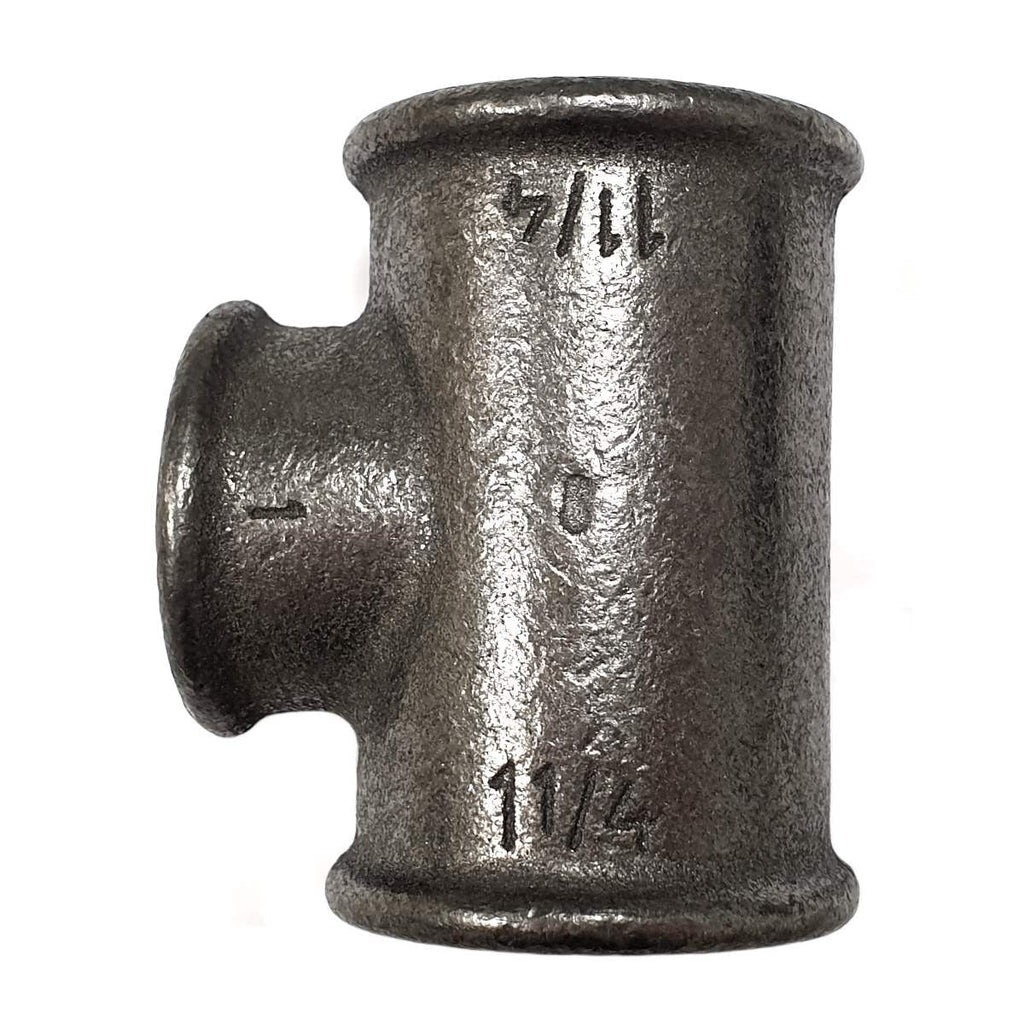 Té réduit Fem/Fem/Fem en fonte noire pour la plomberie décorative ...